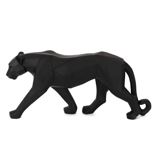 HOME DECO FACTORY, HD1340 Black Origami Panther Statue - Modern ...