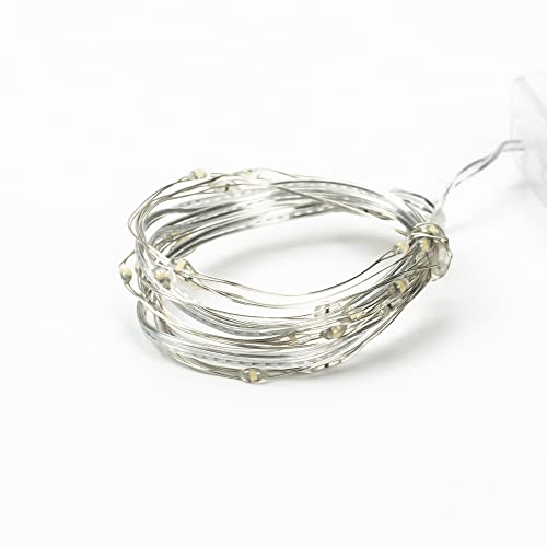 Status Ternitz Wire Lights - Pack of 6 x 100 Micro LED Multi Coloured Light Chain - 6 Meter ...