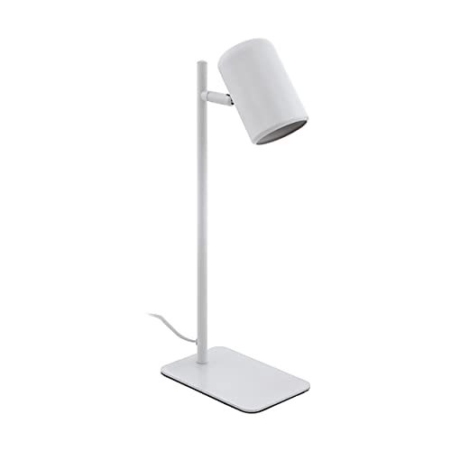 Eglo LED Table lamp Ceppino, Minimalist Office Desk lamp Made of White ...