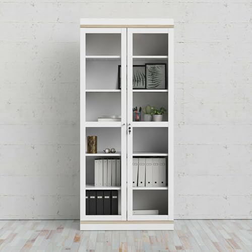 Dmora - Laure Display Cabinet, Multi-Purpose Display Cabinet, Living ...