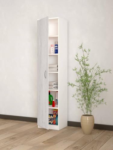Dmora Balabac Multi-Purpose Wardrobe 1 Door, Multifunctional Furniture ...