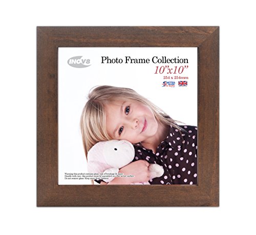 "Inov8 British Made Real Wood Picture/Photo Frame 10x10"" Inch(25x25cm ...