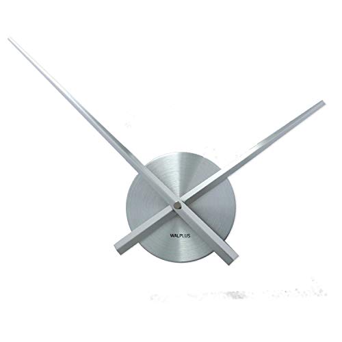 "12"" FlexiClock Grey Without Number Metal Wall Clock Modern 3D Home ...