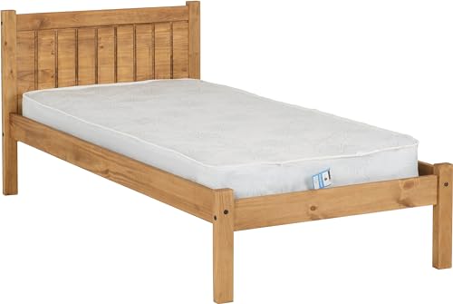 Seconique Maya 3' Single Bed in Distressed Waxed Pine by Amazon ...