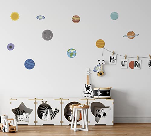 QuoteMyWall Outer Space Planets Wall Stickers for Kids Bedrooms Nursery ...