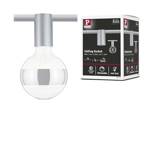 Paulmann 94973 Socket URail Individual spot E27 max. 20W dimmable 230V ...