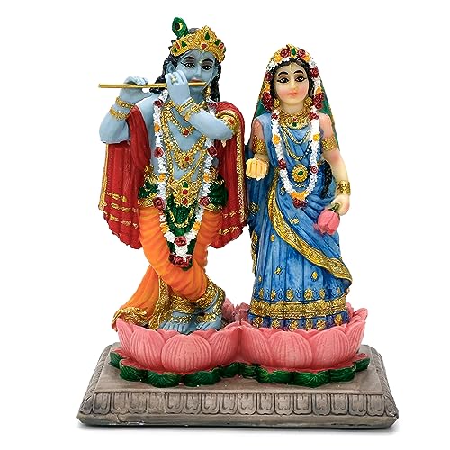 "alikiki Indian Wedding Gift Radha Krishna - 5.7"" H Radha Krishna ...
