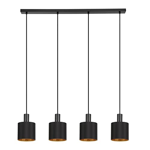 Eglo Pendant Lighting Zaragoza, Ceiling Light Fitting with 4 Shades ...