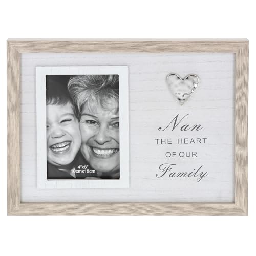 Shudehill Giftware Classic Sentiment Wooden 4x6 Photo Frame - Mum, Nan ...