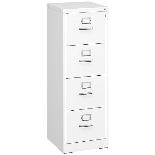YITAHOME 4 Drawers Filing Cabinets, Lockable Vertical File Cabinet for ...
