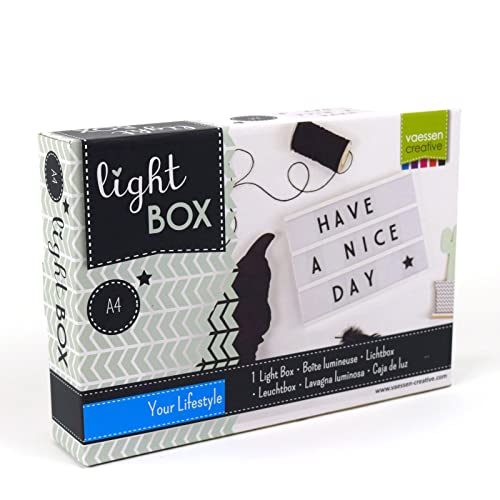 Vaessen Creative A4 Size Light Box Including 85 Symbols, White by ...