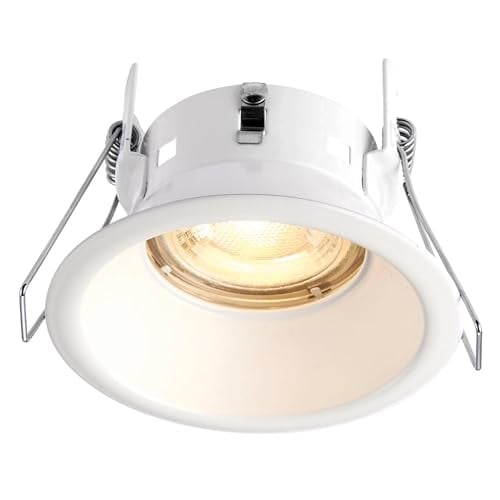 SPECULO Fire Rated Downlights - Anti Glare Ceiling Lights - Matt White ...