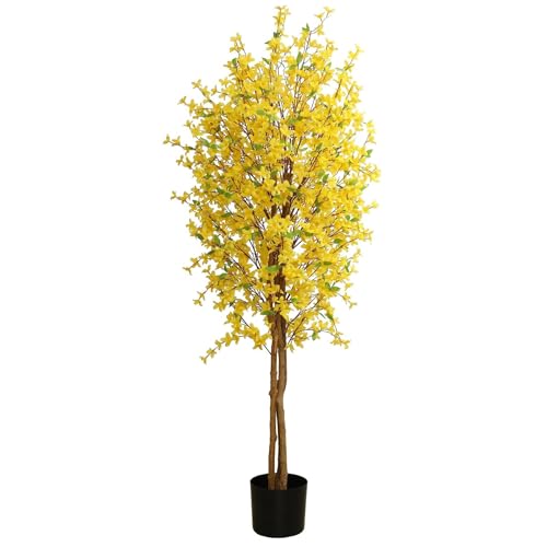 Leaf Design UK Realistic Artificial Flower Plant Tree by Amazon ...