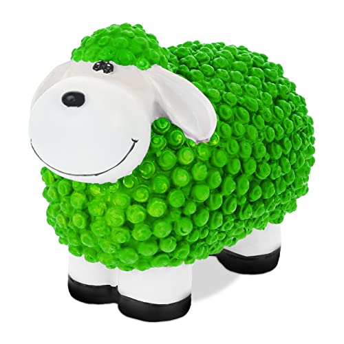 Relaxdays Garden Decoration Sculpture Sheep HBT: 16x21x12,5 cm ...