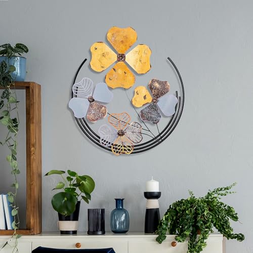 Handmade Decorative Metal Wall Accessory, 50 x 50 x 4 cm, 100% Metal ...