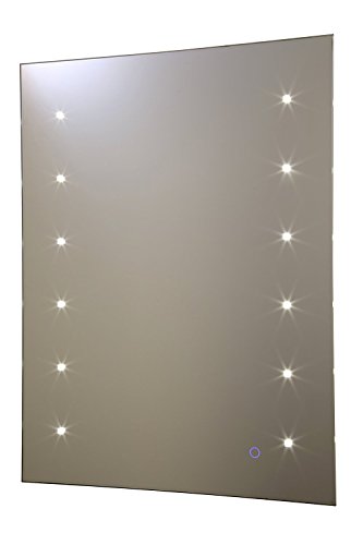 Croydex Cheaton LED Illuminated Mirror, Silver, 800 x 600 x 45 mm by ...