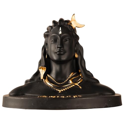 Vedic Charya Lord Adiyogi Shiva Statue 5 Inch Resin Handmade – Dhyana ...