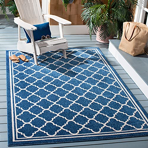 SAFAVIEH Moroccan Trellis Rug for Indoor & Outdoor - Amherst Collection ...
