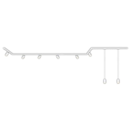 BRILONER - rail system complete set, 6x GU10 spotlights rotatable, 2x ...
