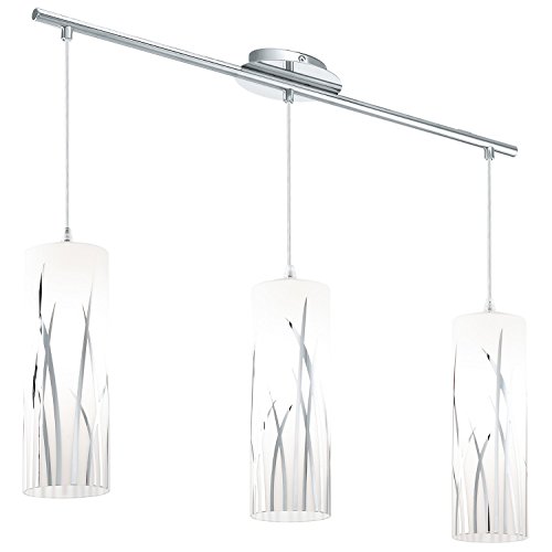 Eglo Pendant lighting Rivato, 3 bulbs elegant ceiling light fitting ...