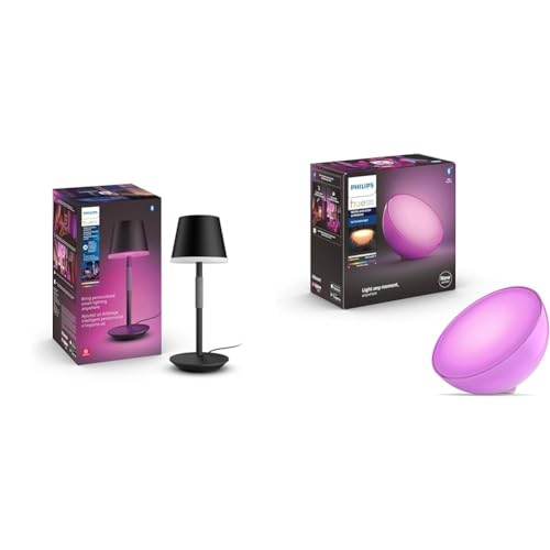 Philips Hue Go Smart Portable Table Lamp [Downlight - Black] White ...