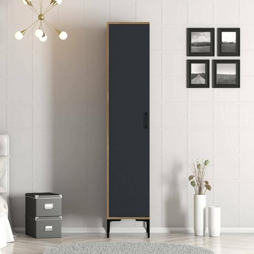 Dmora Mekbuda Multi-Purpose Wardrobe with 1 Door, Multifunctional ...