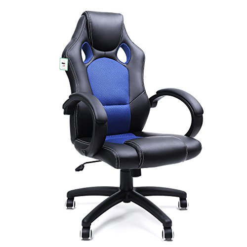 SONGMICS Racing Sport Office Tilt Function Computer Desk Swivel Chair ...