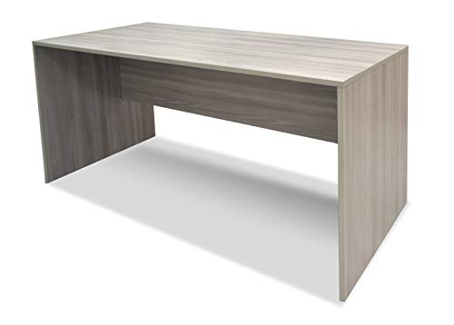 Dmora - Linear desk for office and study, Minimal computer table, Desk ...