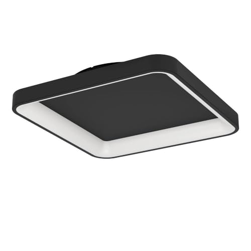 Eglo LED Ceiling Light Fitting Loretello, Square Ceiling lamp, Office ...
