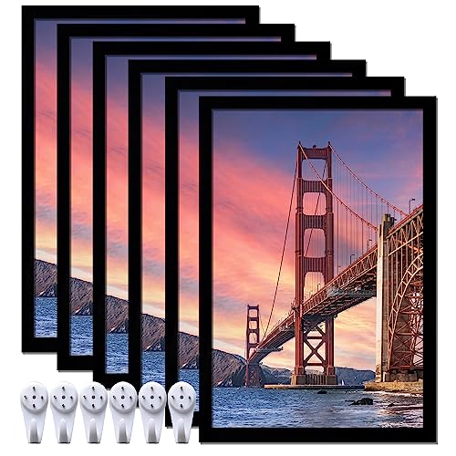 ijuerybai 6 Sets 8x12 Picture Frame, Frames for 8 x 12 Canvas Collage ...