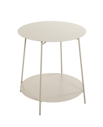 HAKU Möbel Side Table, Grey (Cashmere Grey), Metal, Dimensions: Height ...