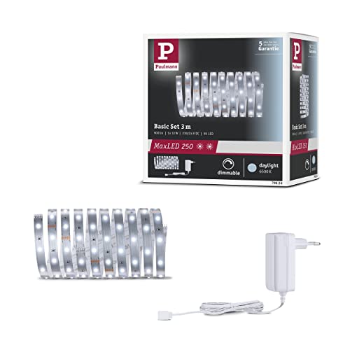 Paulmann 79856 LED Strip MaxLED 250 Basic Set 3m Daylight IP20 incl ...