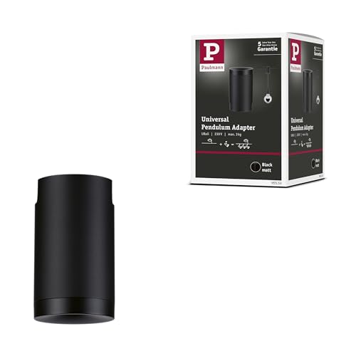 Paulmann 95553 Universal URail Pendant Adapter max. 100W 230V Black ...