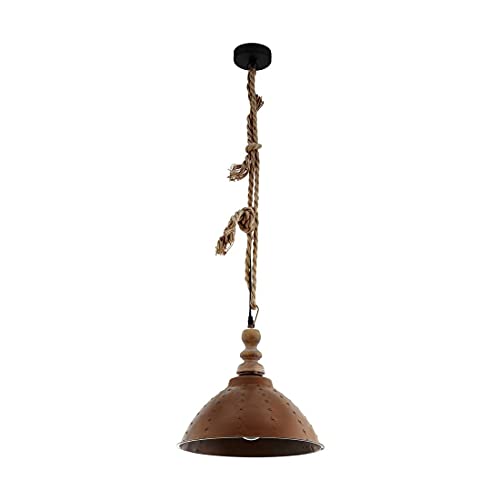 EGLO Riddlecombe Pendant Light, 1 Bulb Pendant Lamp, Vintage ...