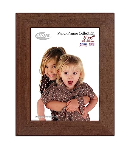 "Inov8 British Made Real Wood Picture/Photo Frame 8x6"" Inch(20x15cm ...