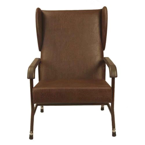 NRS Healthcare Extra Wide Bariatric High Back Chair with Wings, Padded ...