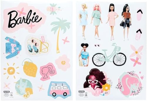 Barbie Wall Decals - Officially Licensed Personalised Kids' Room Wall ...