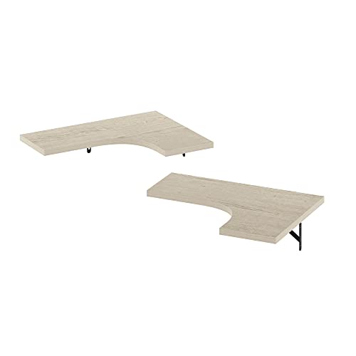 Furinno Wall Mounted Corner L-Shape Floating Display Shelves ...