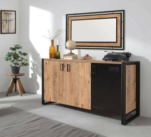 Dmora Altinak Sideboard, Buffet for Living Room, Kitchen Pantry, 140 x ...