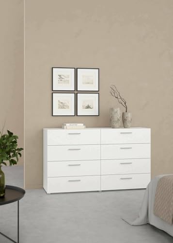 Dmora Solene Sideboard, Buffet for Living Room, Kitchen Pantry, 140 x 40 x H 82 cm, White by ...