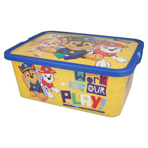 KP Pharma Paw Patrol Kids Storage Boxes 13L – BPA-Free Plastic ...