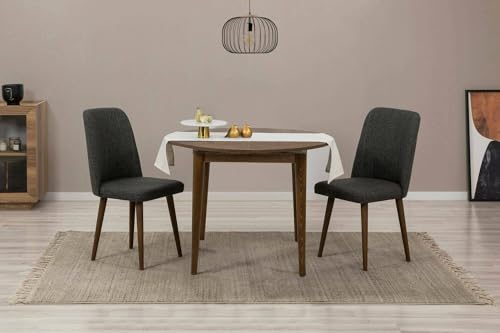 Dmora - Alcor Table and Chairs Set, Dining Room Set, Table and Chairs ...