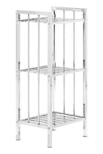 Premier Housewares Racking Storage Shelving Unit Metal Bathroom ...