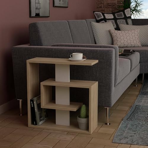 Dmora Procyon Coffee Table, Coffee Table, Magazine Rack for Sofa ...