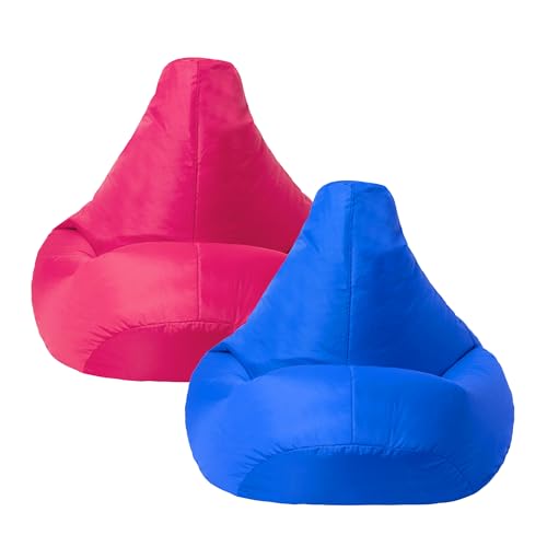 Bean Bag Bazaar Dalton Kids Bean Bag, Mix, 2 Pack, Water Resistant ...