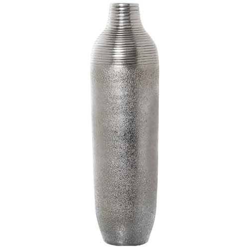 Alexandra House Living Ceramic Silver Floor Vase 21 x 22 x 76 cm by ...