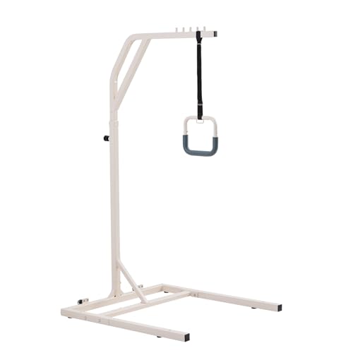 VEVOR Trapeze Bar for Bed Mobility, Height-Adjustable Free Standing ...