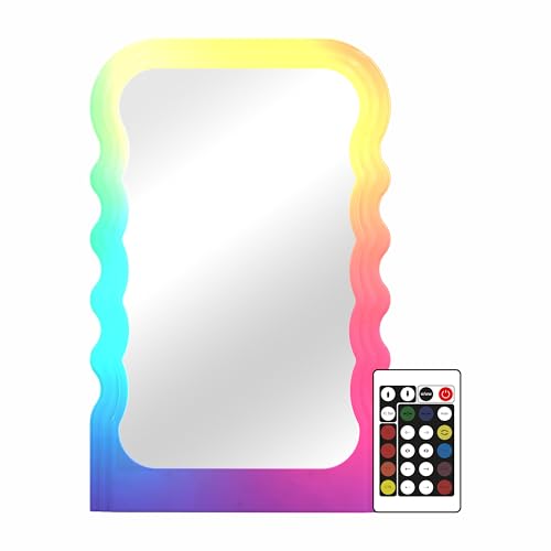 Lesser & Pavey LED Wave Mirror With Remote For Every Room - Light Up ...