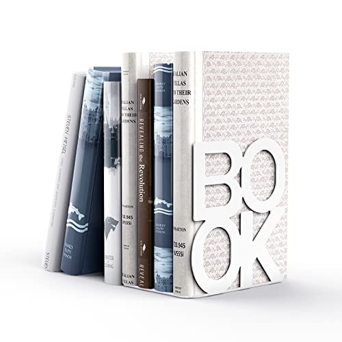 Book Ends - Decorative Metal Book Ends Supports for Bookrack Desk,Books ...