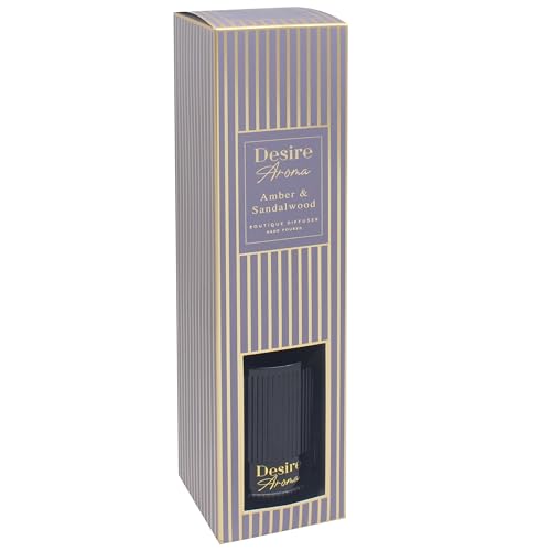 Lesser & Pavey Desire Aroma Amber & Sandalwood 1000ml Reed Diffuser For Home Fragrance - Air ...